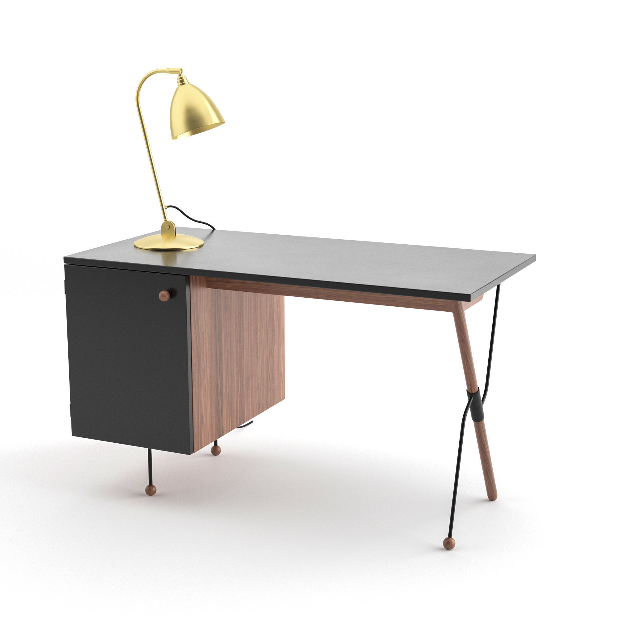 Office Set by GUBI 3D model | CGTrader