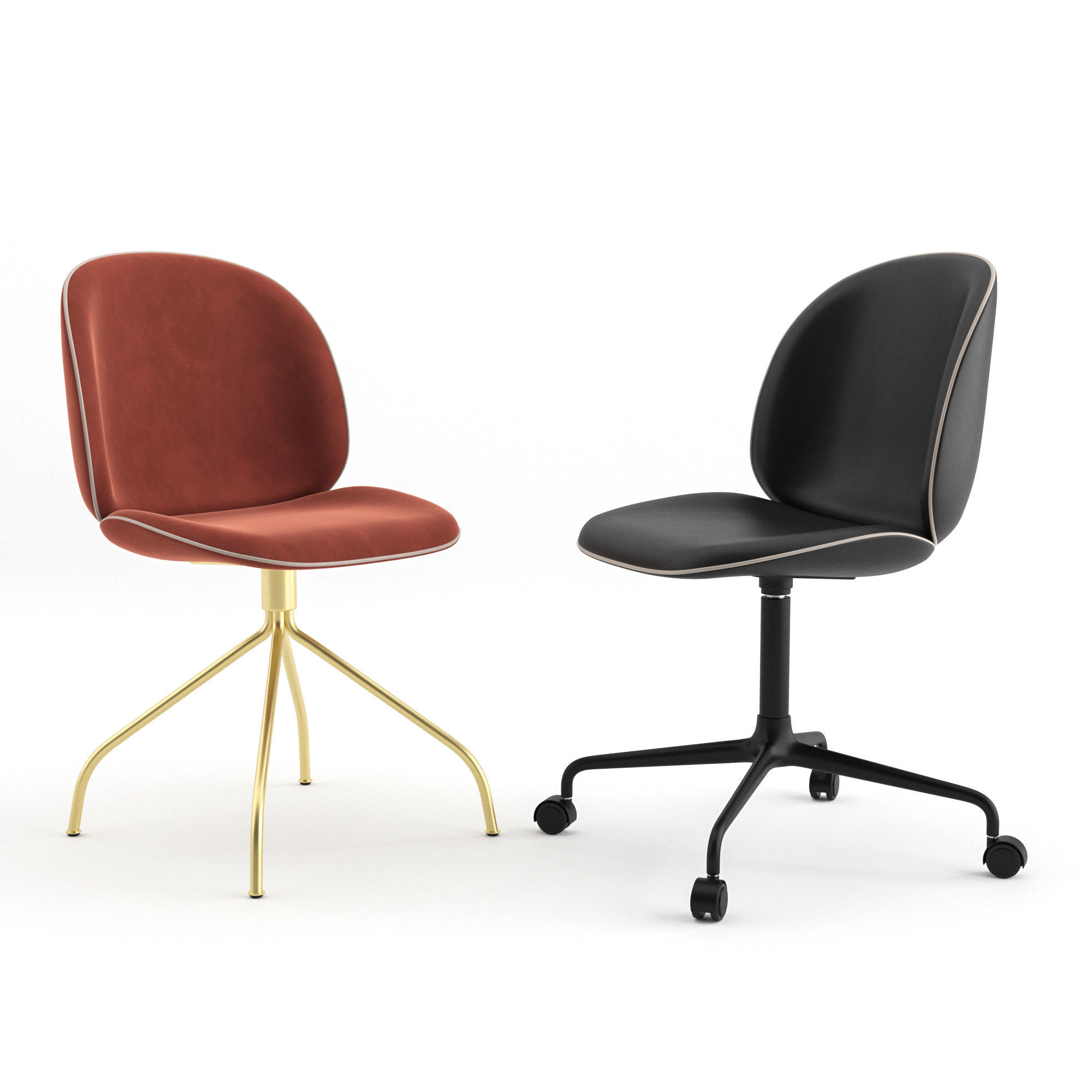 Office Set by GUBI 3D model | CGTrader