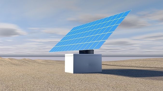 Solar Plant 3D model | CGTrader