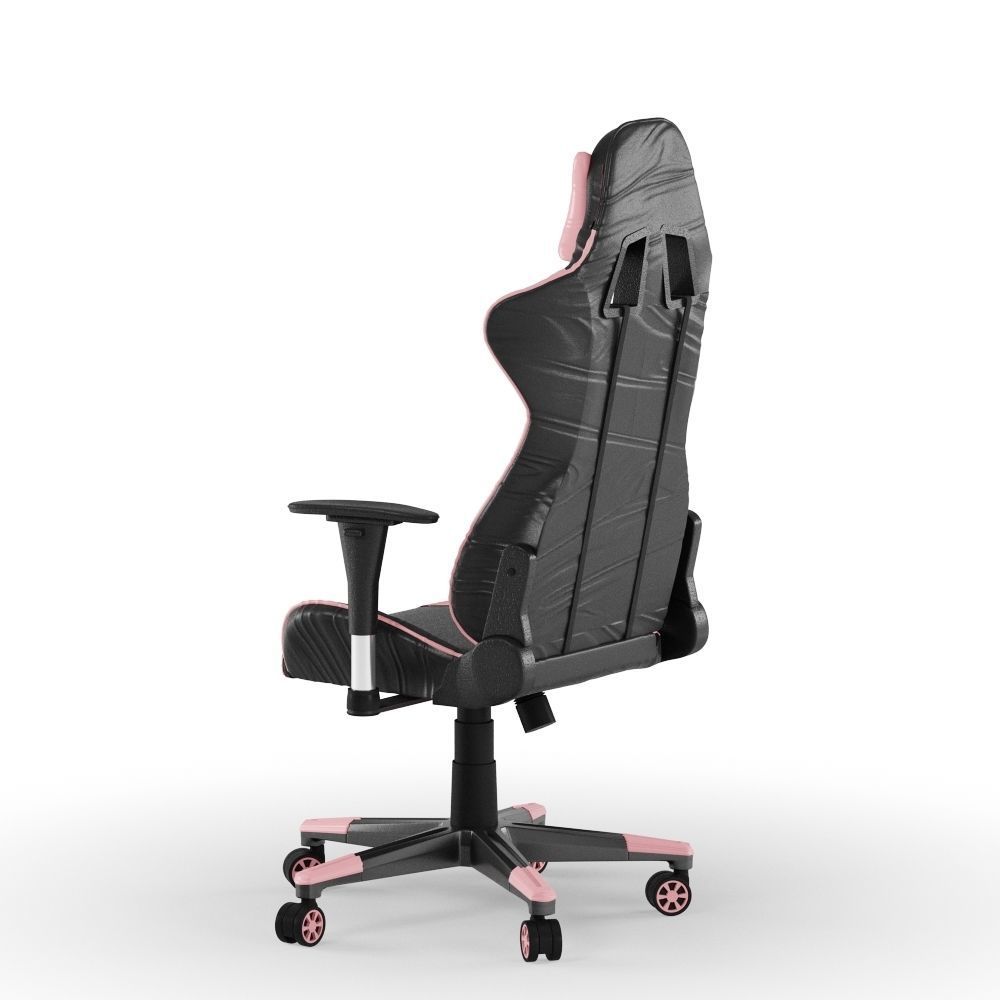 PC Gamer Chair Pink Hero 3D model | CGTrader