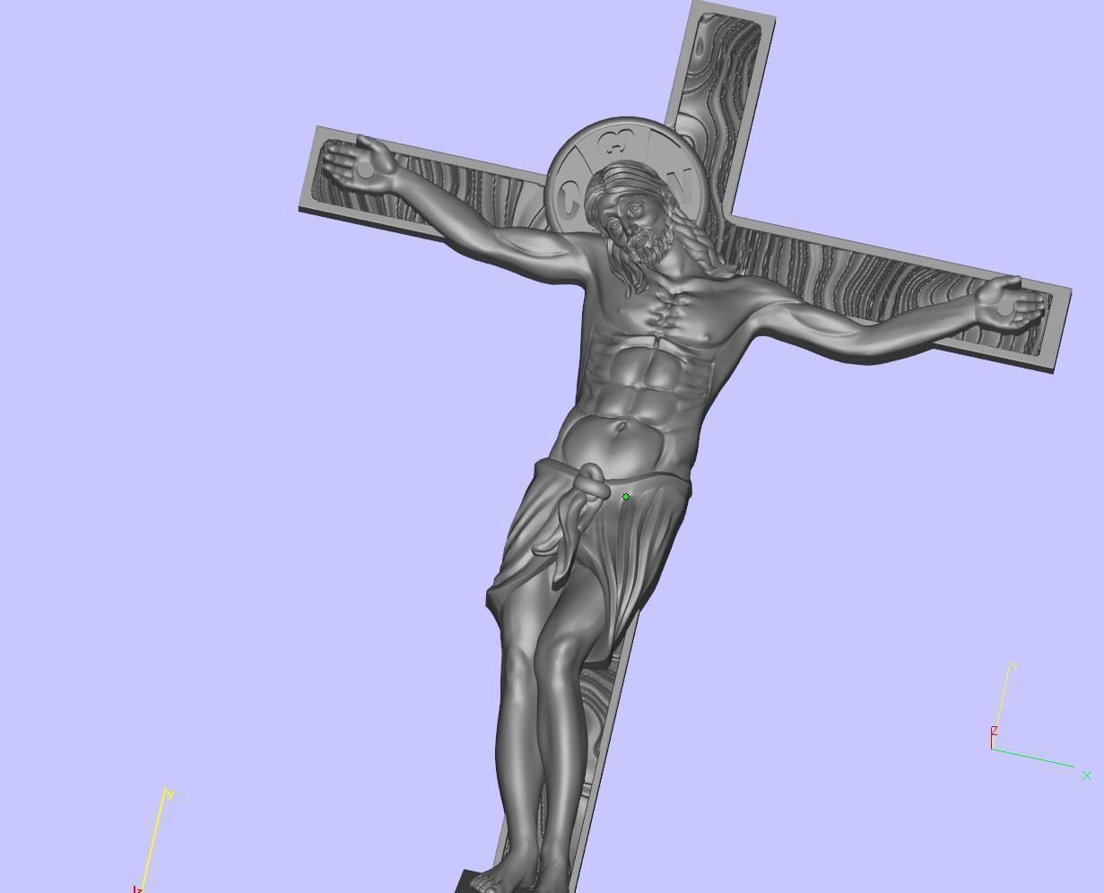 JESUS ON THE CROSS christ 3D model 3D printable | CGTrader