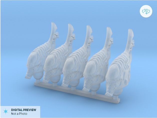 alien farseer helmet 3D model 3D printable | CGTrader