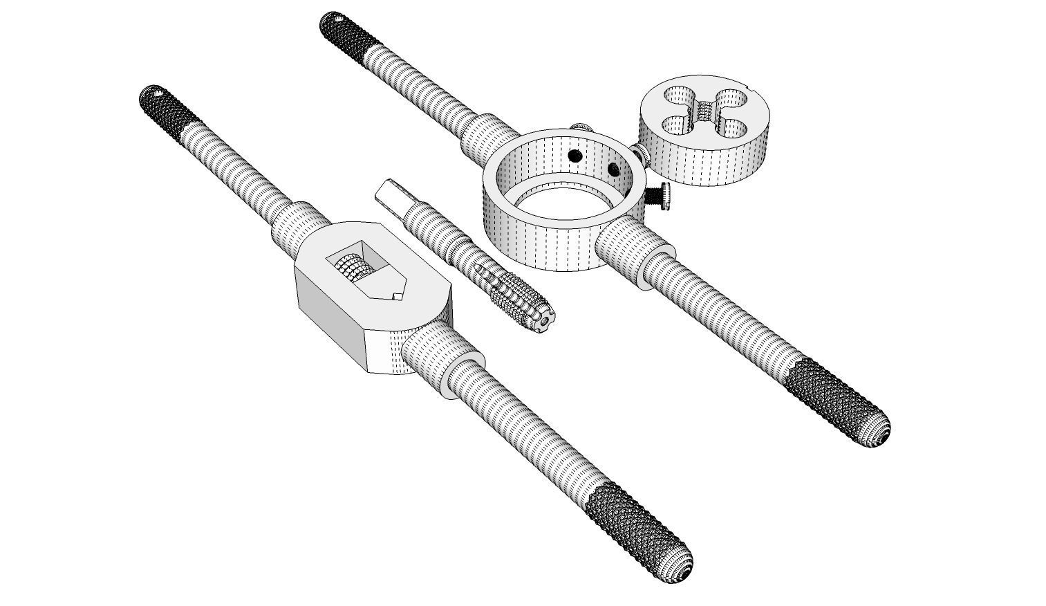 Threading Tap 3D model | CGTrader