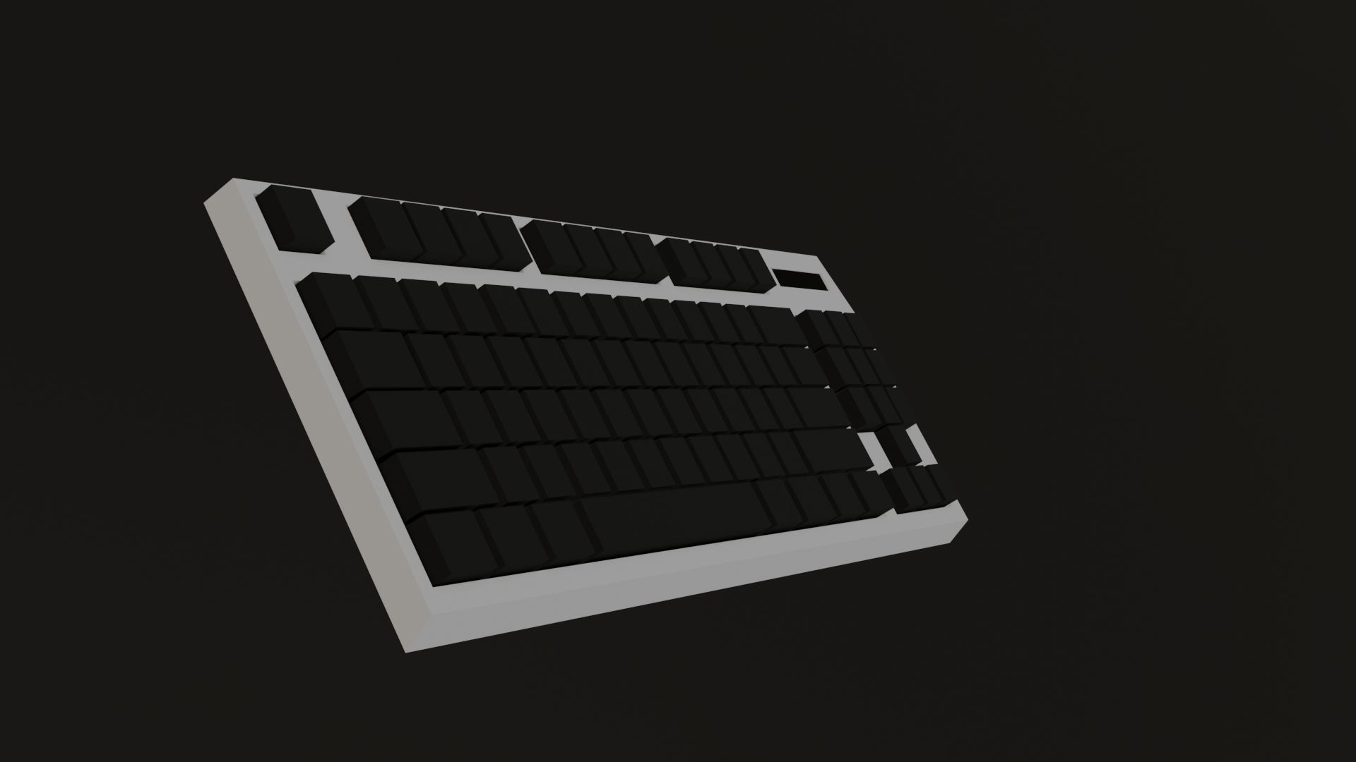 Keyboard 3D Model RGB low-poly free 3D model | CGTrader