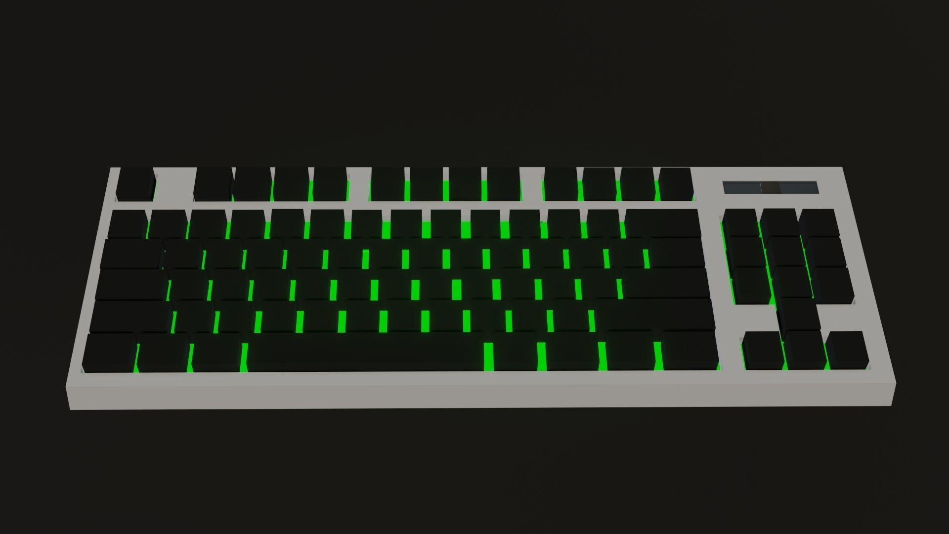 Keyboard 3D Model RGB low-poly free 3D model | CGTrader
