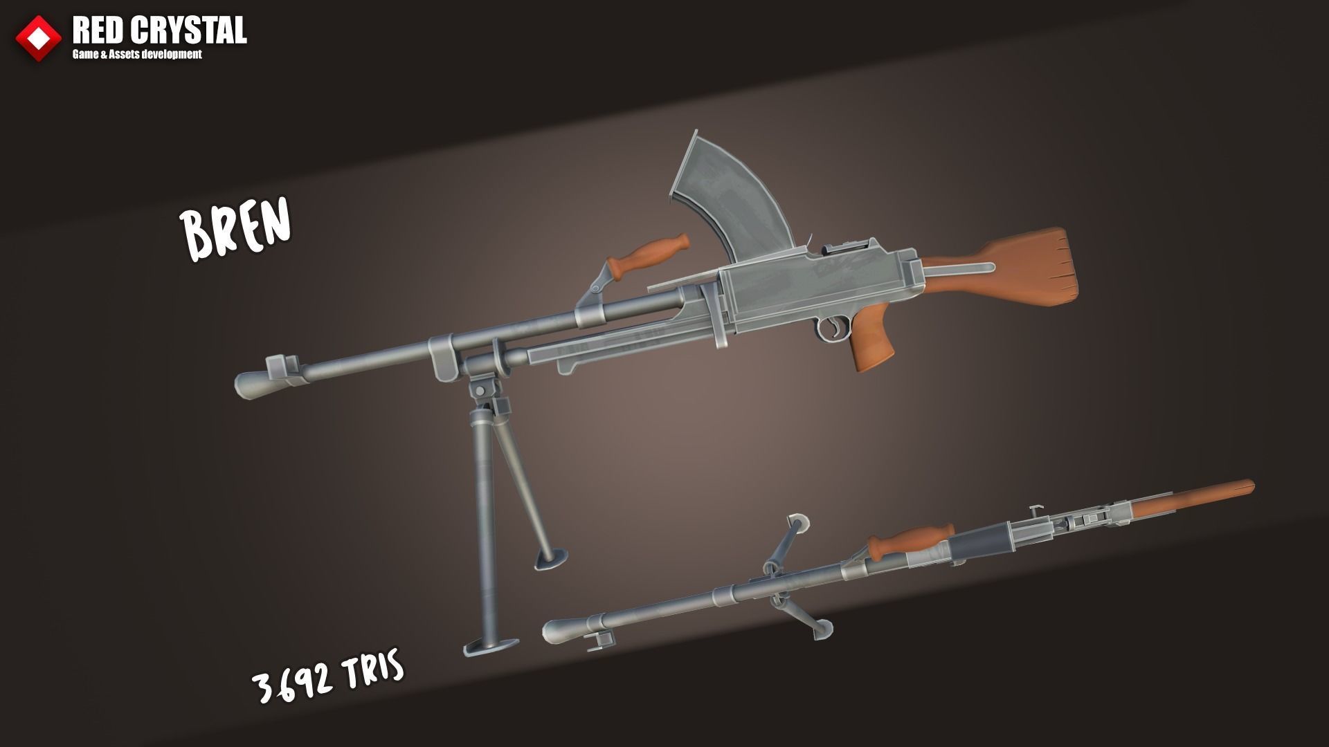 3D model Low Poly Guns Pack VR / AR / low-poly | CGTrader