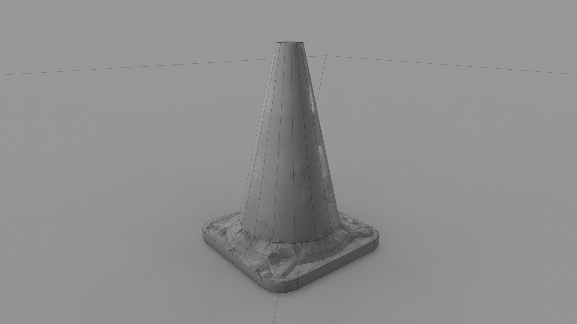 Traffic Road Cone - 3D VR AR game ready free VR / AR / low-poly 3D ...