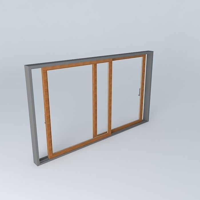 Slide window free 3D model | CGTrader