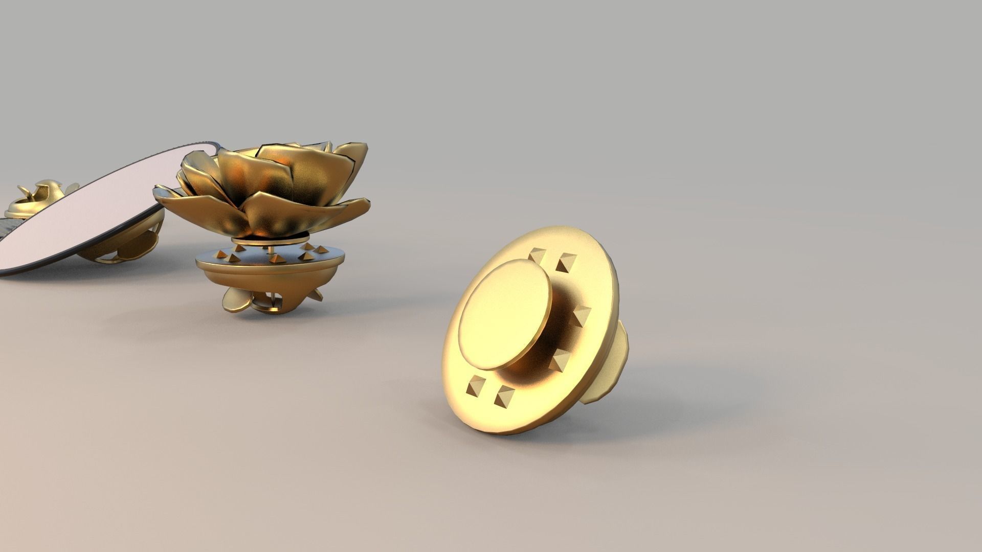 Lapel Pin 3D model | CGTrader