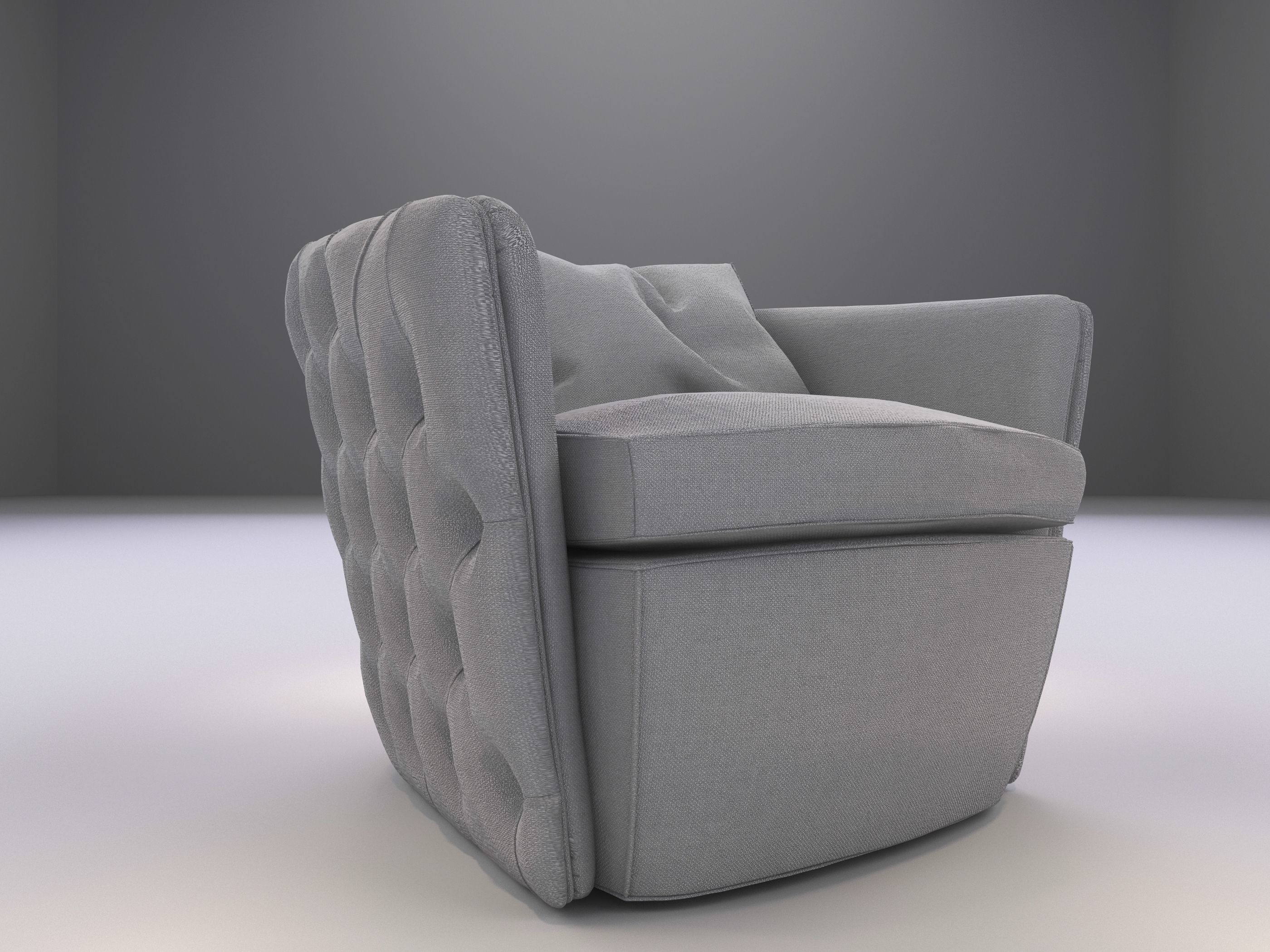 Single Chester Sofa 3D model | CGTrader