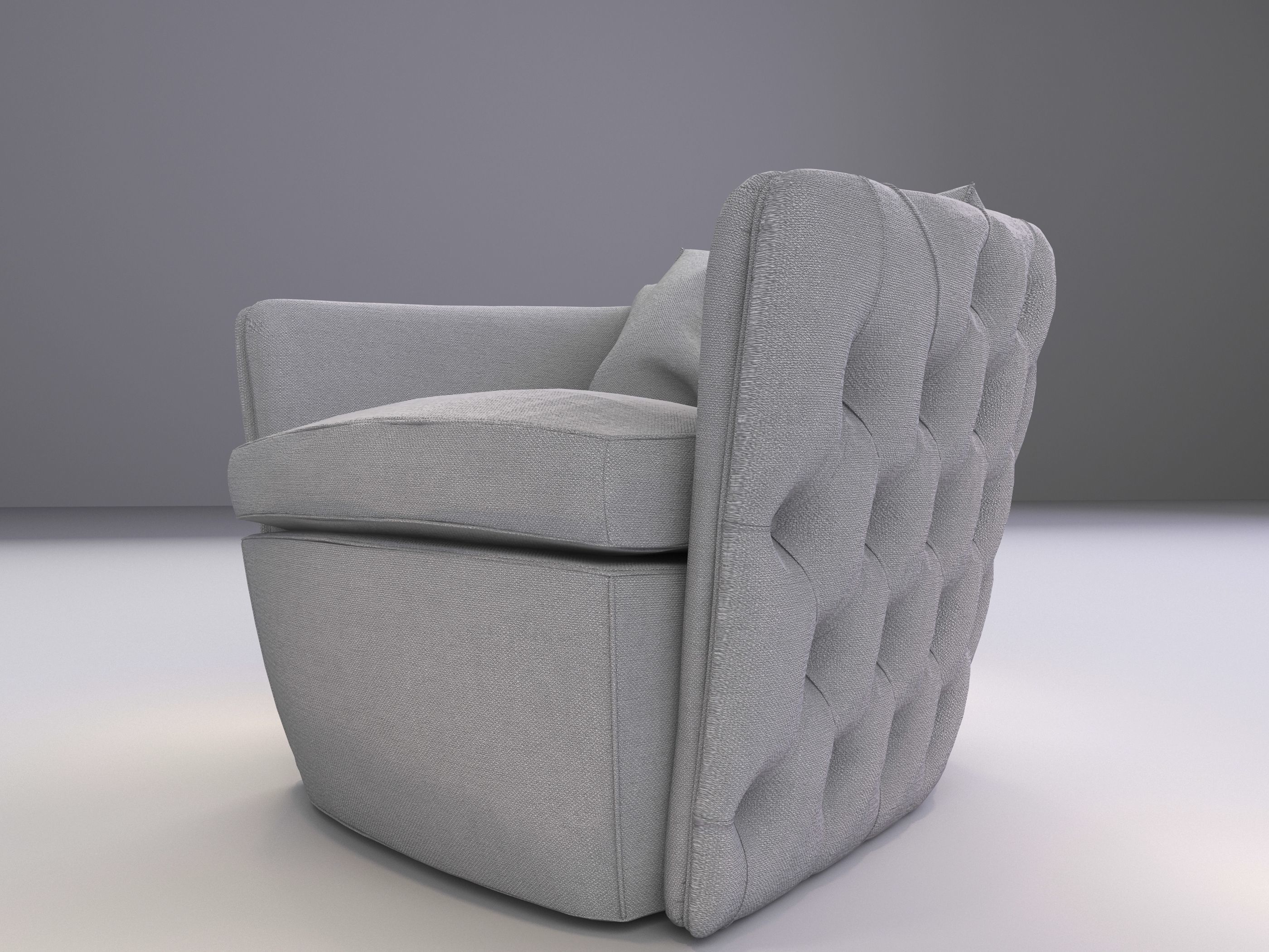 Single Chester Sofa 3D model | CGTrader