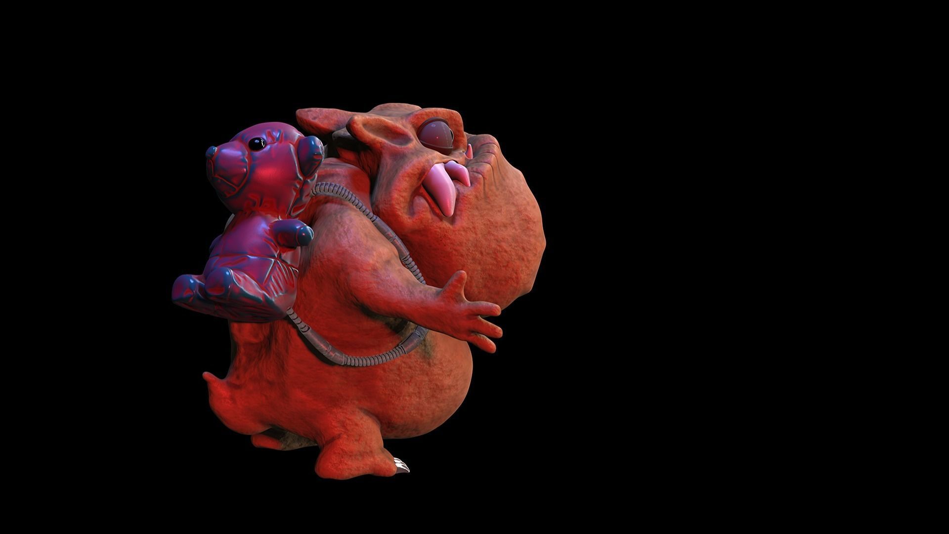 3D model Monster Kid VR / AR / low-poly | CGTrader