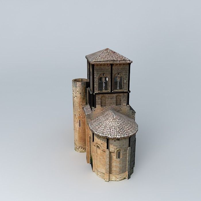 Church of San Pedro de Tejada free 3D model | CGTrader