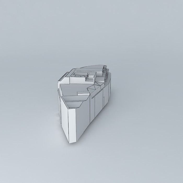 The Quadrant building free 3D model | CGTrader
