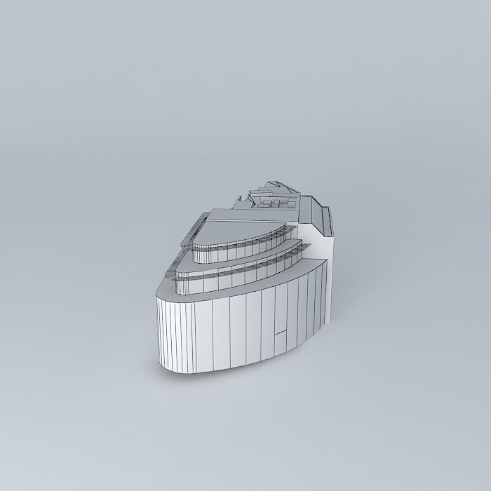 The Quadrant building free 3D model | CGTrader
