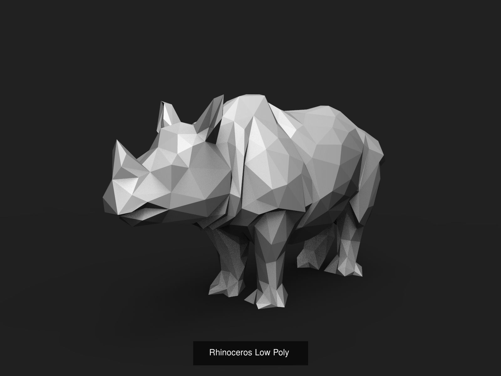 Animal Low Poly bunny rabbit in polygons 3D Model Collection | CGTrader