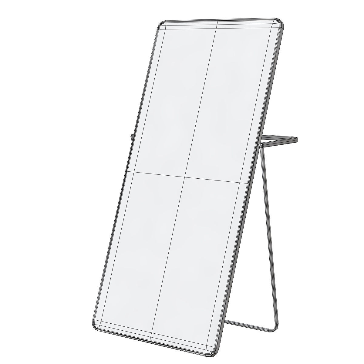 3D model Mirrors collection low poly 3d model rope mirror VR / AR / low ...