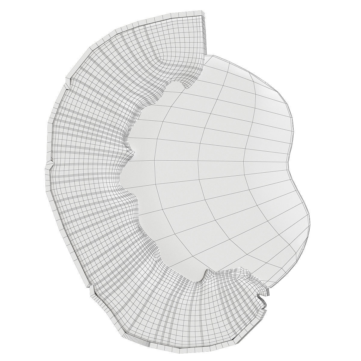 3D model Mirrors collection low poly 3d model rope mirror VR / AR / low ...