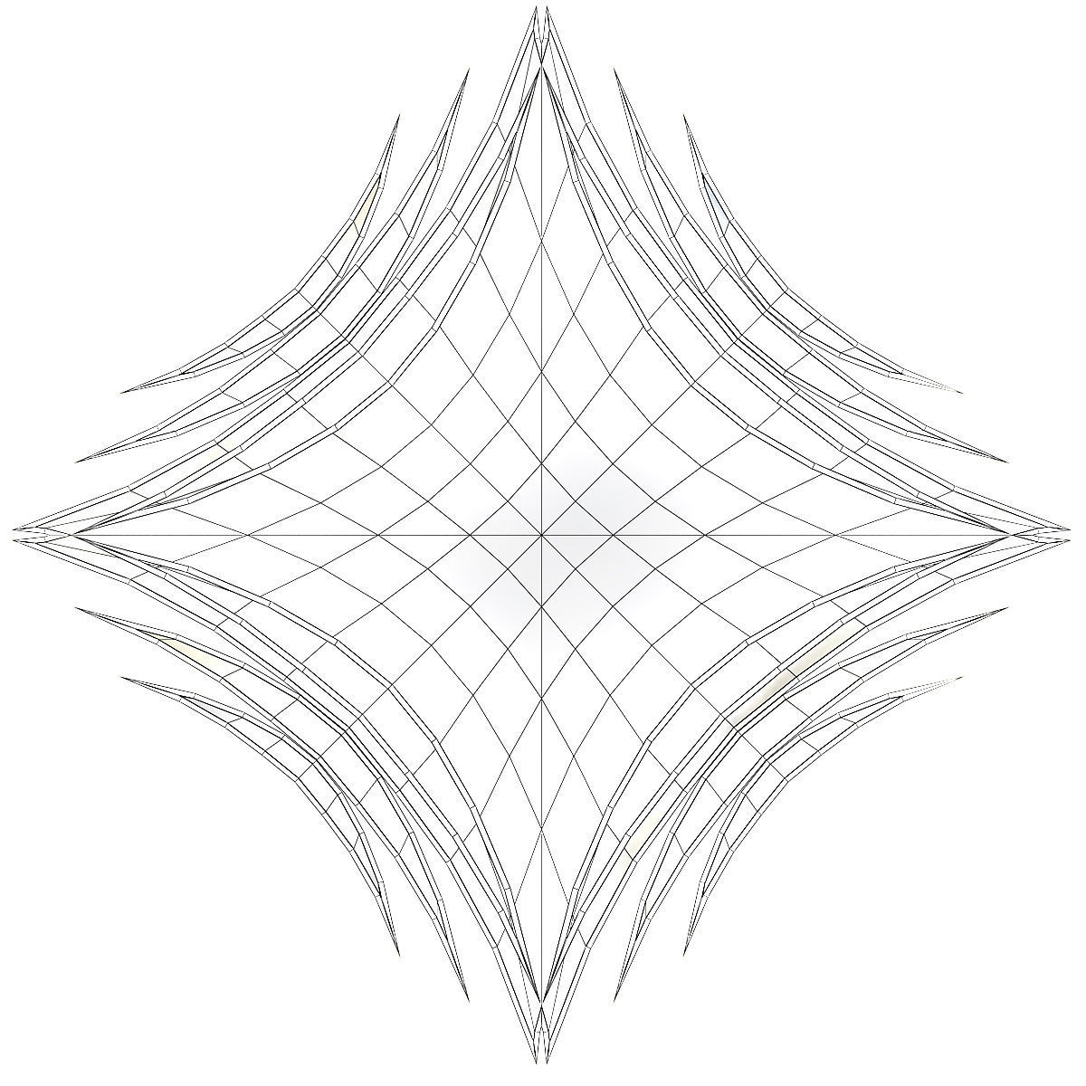 3D model Mirrors collection low poly 3d model rope mirror VR / AR / low ...