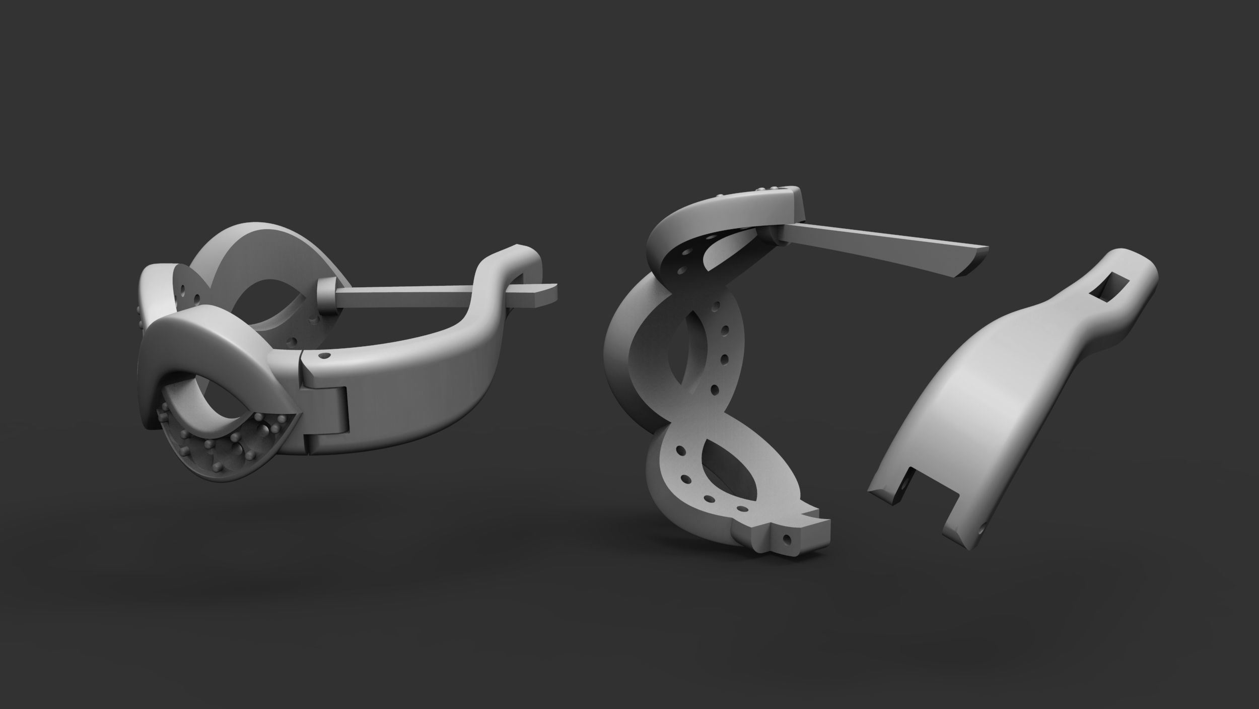 earrings for 3D printing 3D model 3D printable | CGTrader