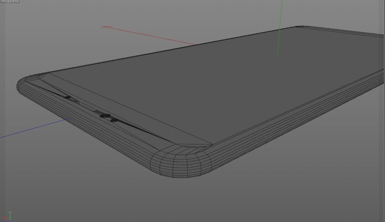 Low-poly simple Smartphone model free VR / AR / low-poly 3D model ...