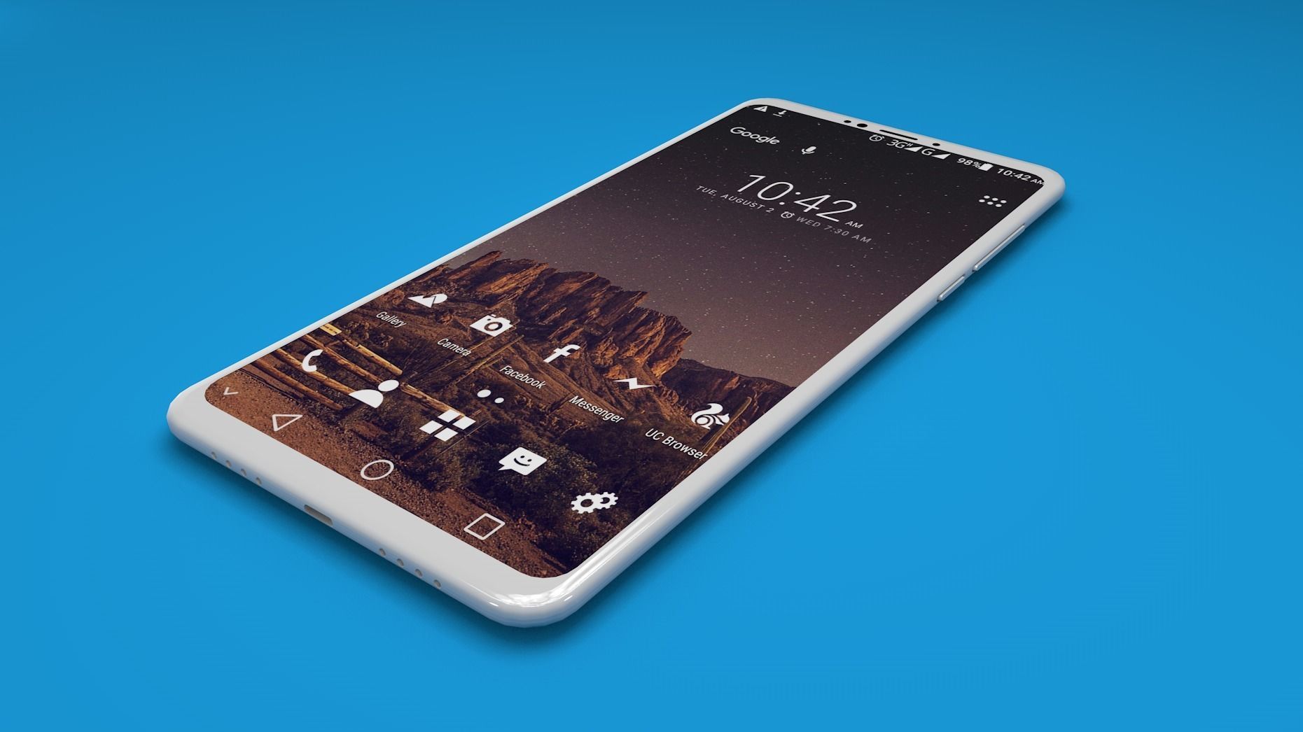 Low-poly simple Smartphone model free VR / AR / low-poly 3D model ...