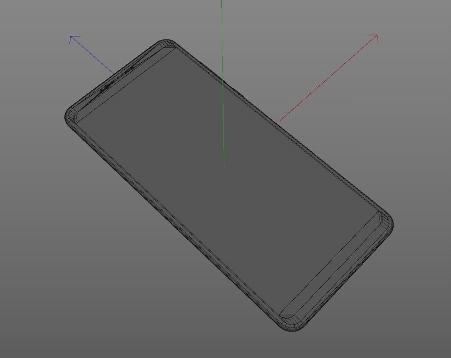 Low-poly simple Smartphone model free VR / AR / low-poly 3D model ...