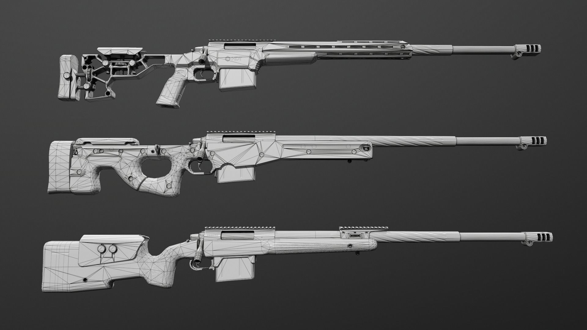 3D model Remington 700 Sniper Rifle VR / AR / low-poly | CGTrader