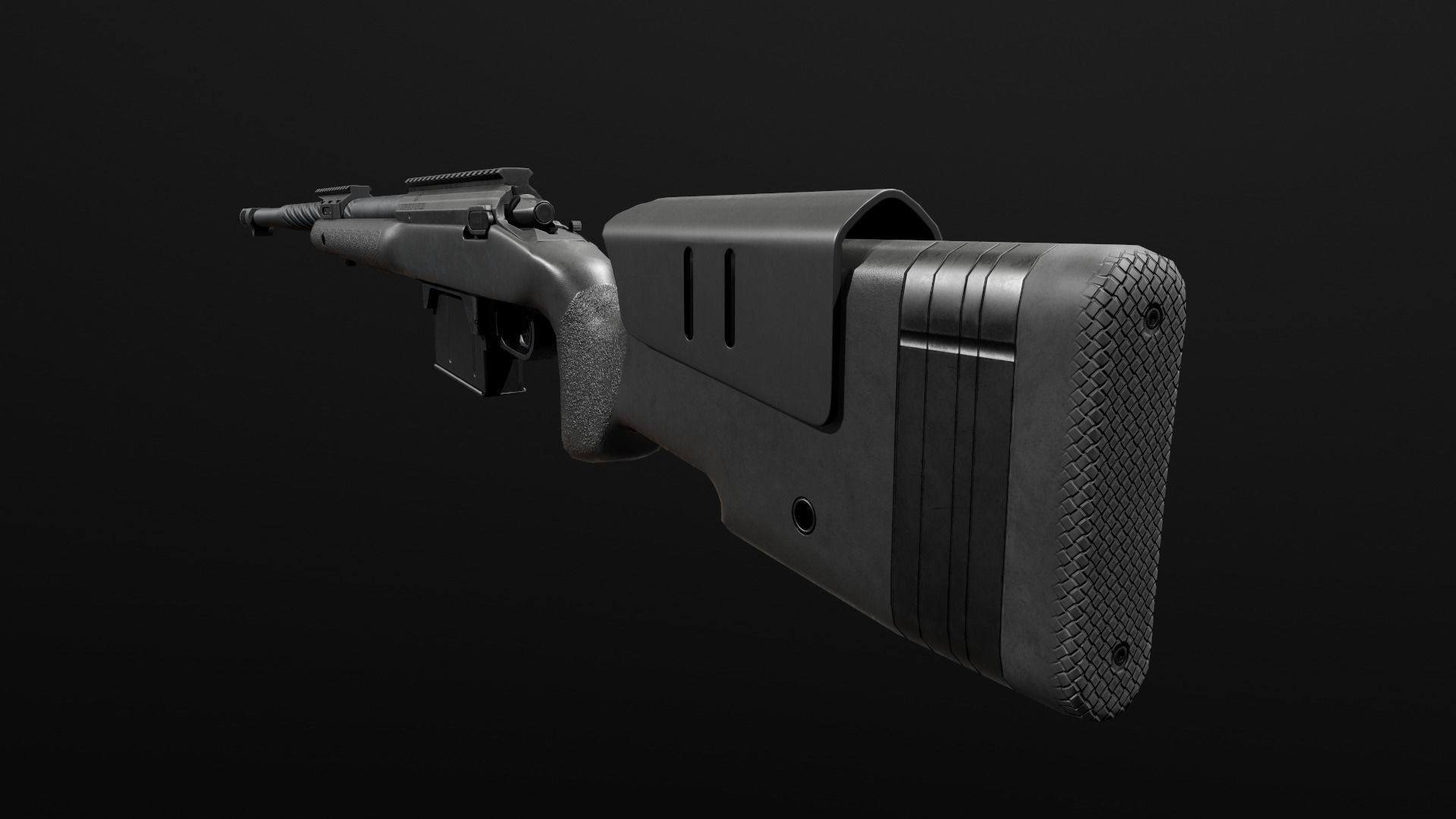 3D model Remington 700 Sniper Rifle VR / AR / low-poly | CGTrader