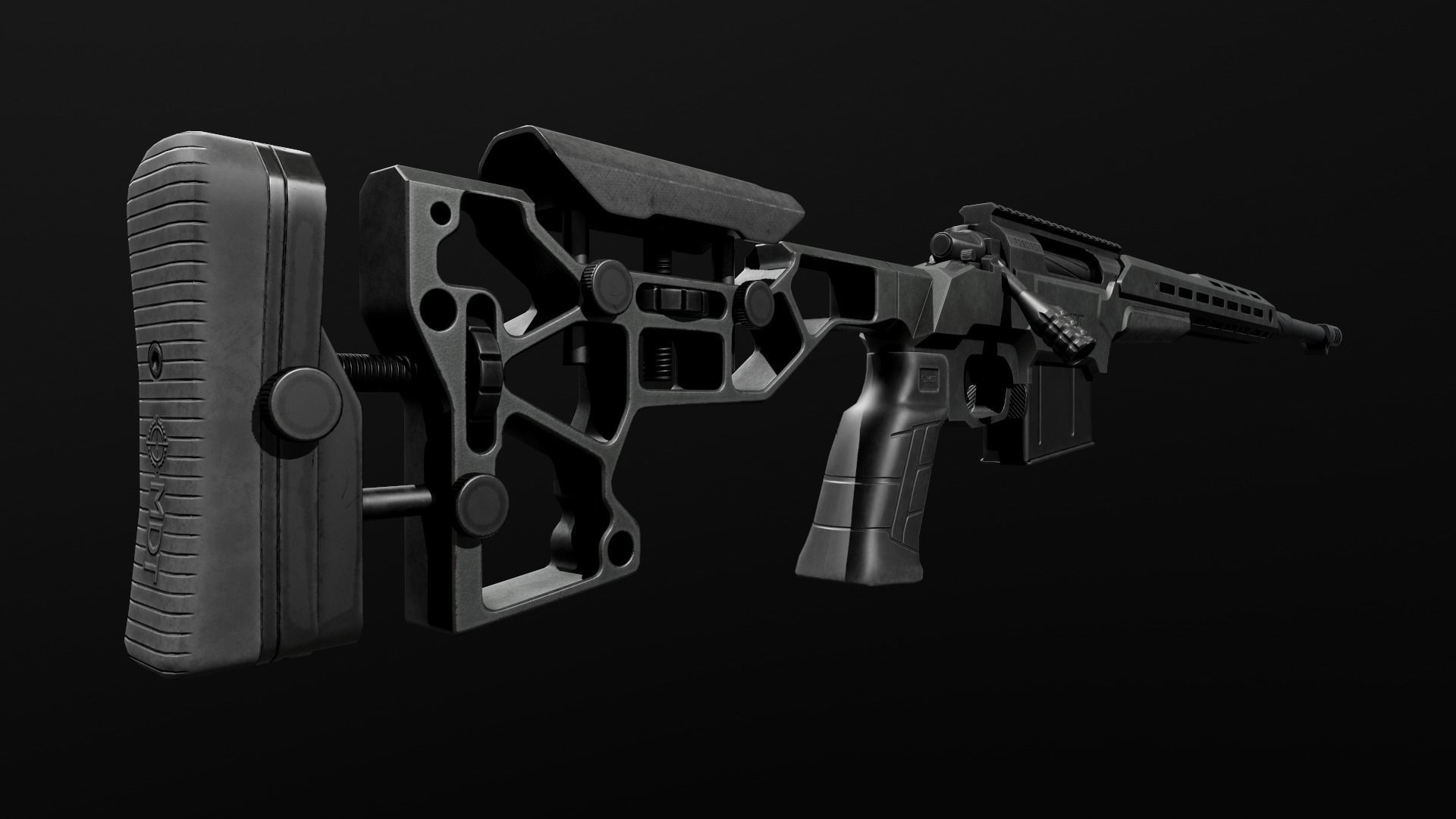 3D model Remington 700 Sniper Rifle VR / AR / low-poly | CGTrader