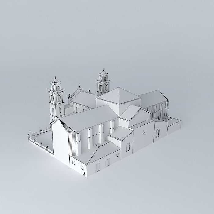 Archpriest Parish of the Immaculate Conception free 3D model | CGTrader