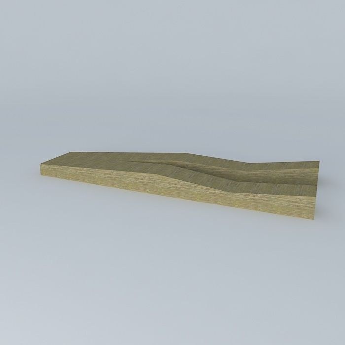Runway wooden plank free 3D model | CGTrader