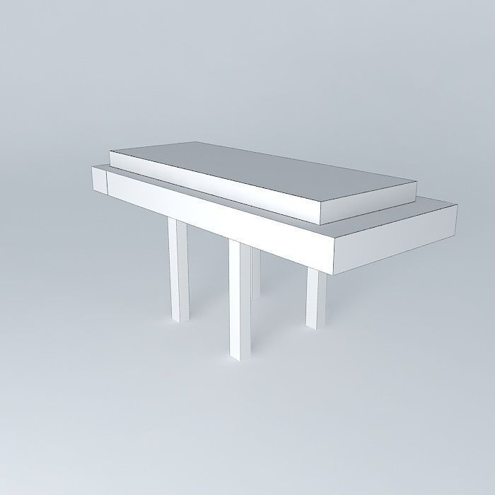 Short cross section planter free 3D model | CGTrader