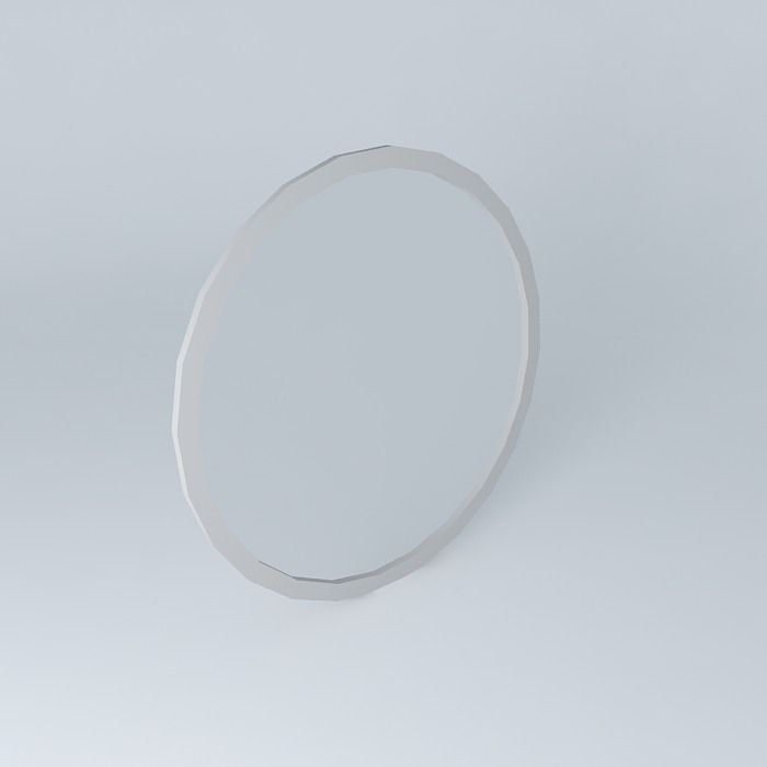 Round mirror free 3D model | CGTrader