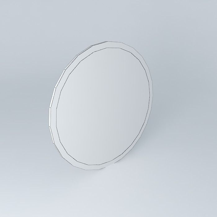 Round mirror free 3D model | CGTrader