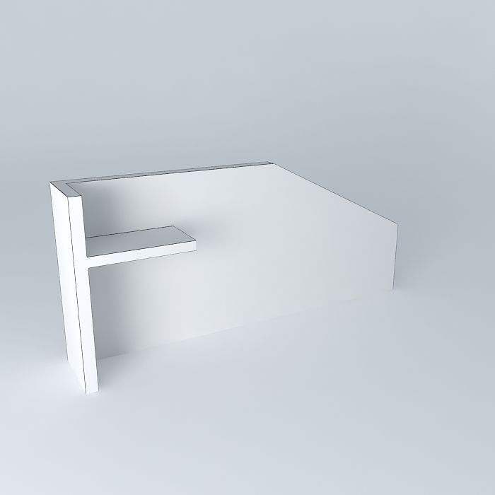 Back panel free 3D model | CGTrader