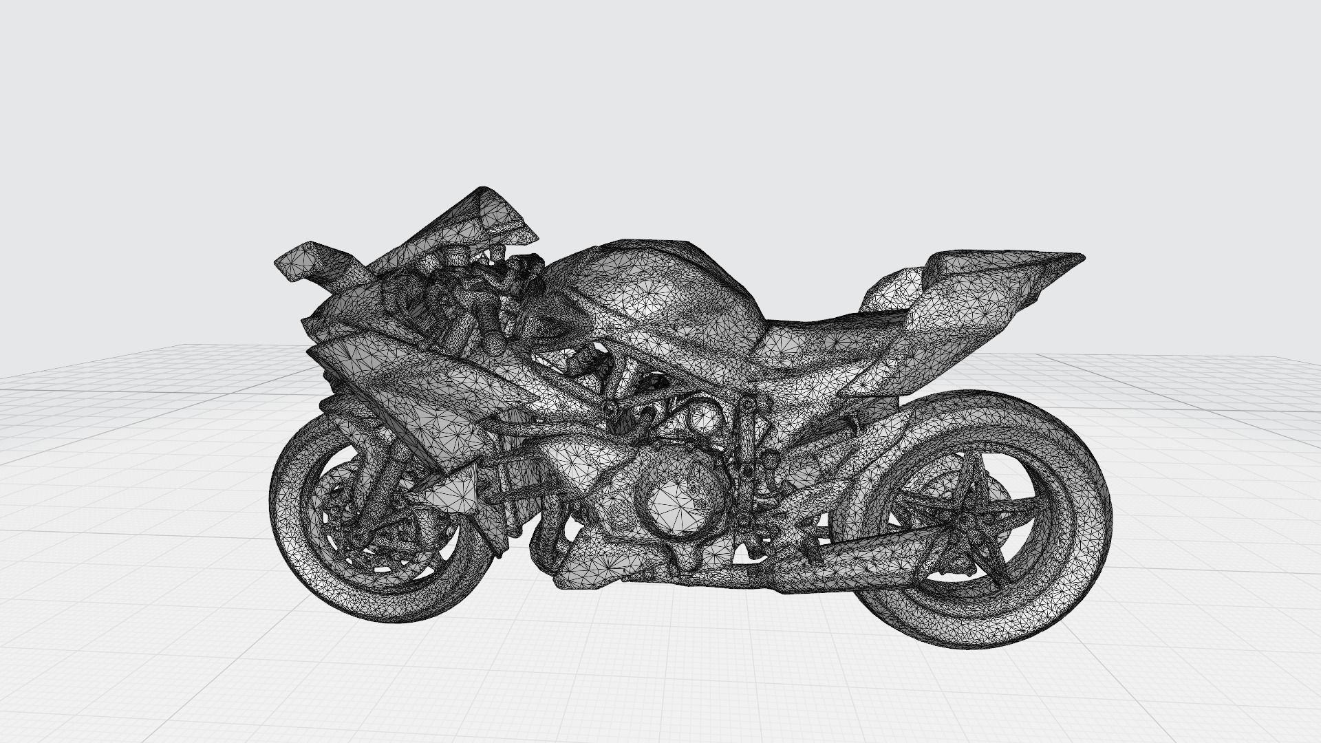 KAWASAKI NINJA H2 3D PRINTING STL FILE 3D model 3D printable | CGTrader