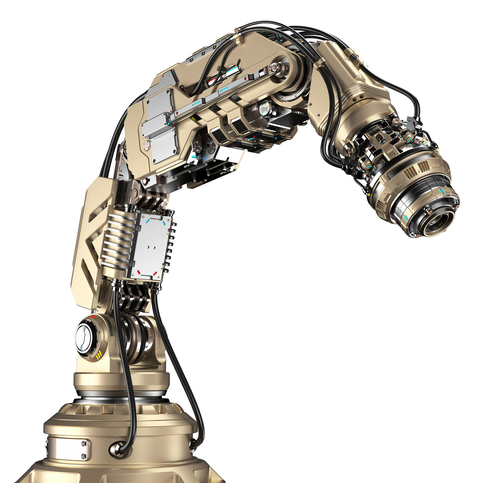 Robotic Arm 2b Rigged 3D model animated rigged | CGTrader