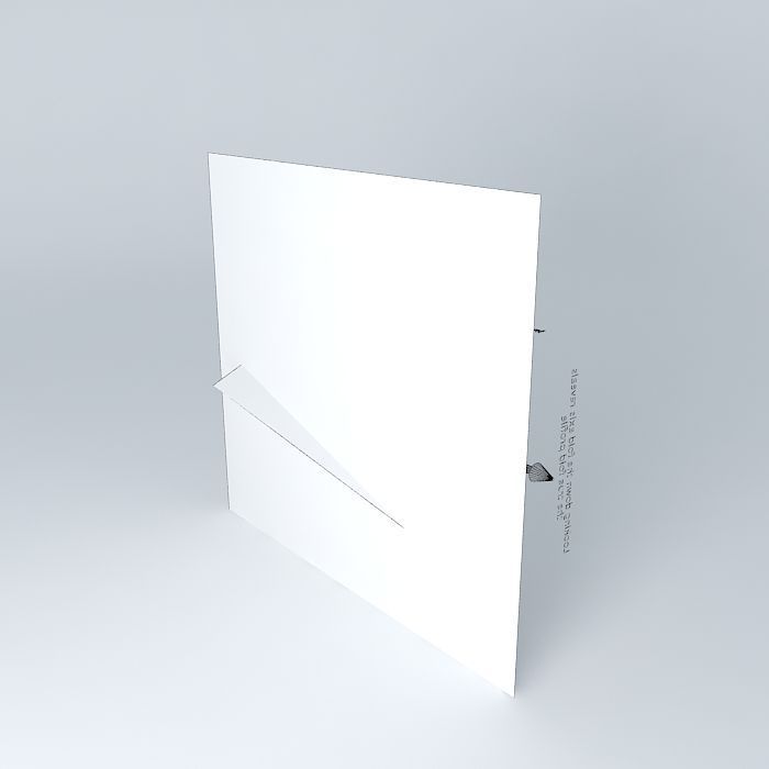 True fold profile free 3D model | CGTrader