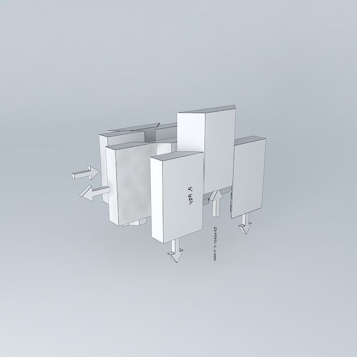 Fault and fault blocks free 3D model | CGTrader