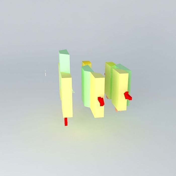 Fault and fault blocks free 3D model | CGTrader