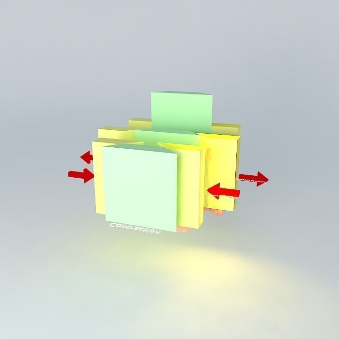 Fault and fault blocks free 3D model | CGTrader