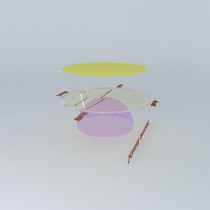 Schmidt Stereonet free 3D model | CGTrader