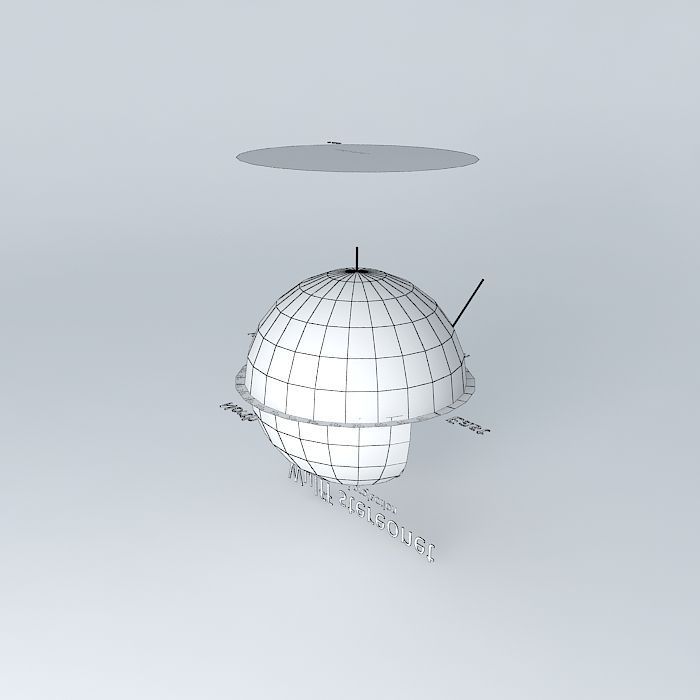 Wulff Stereonet free 3D model | CGTrader