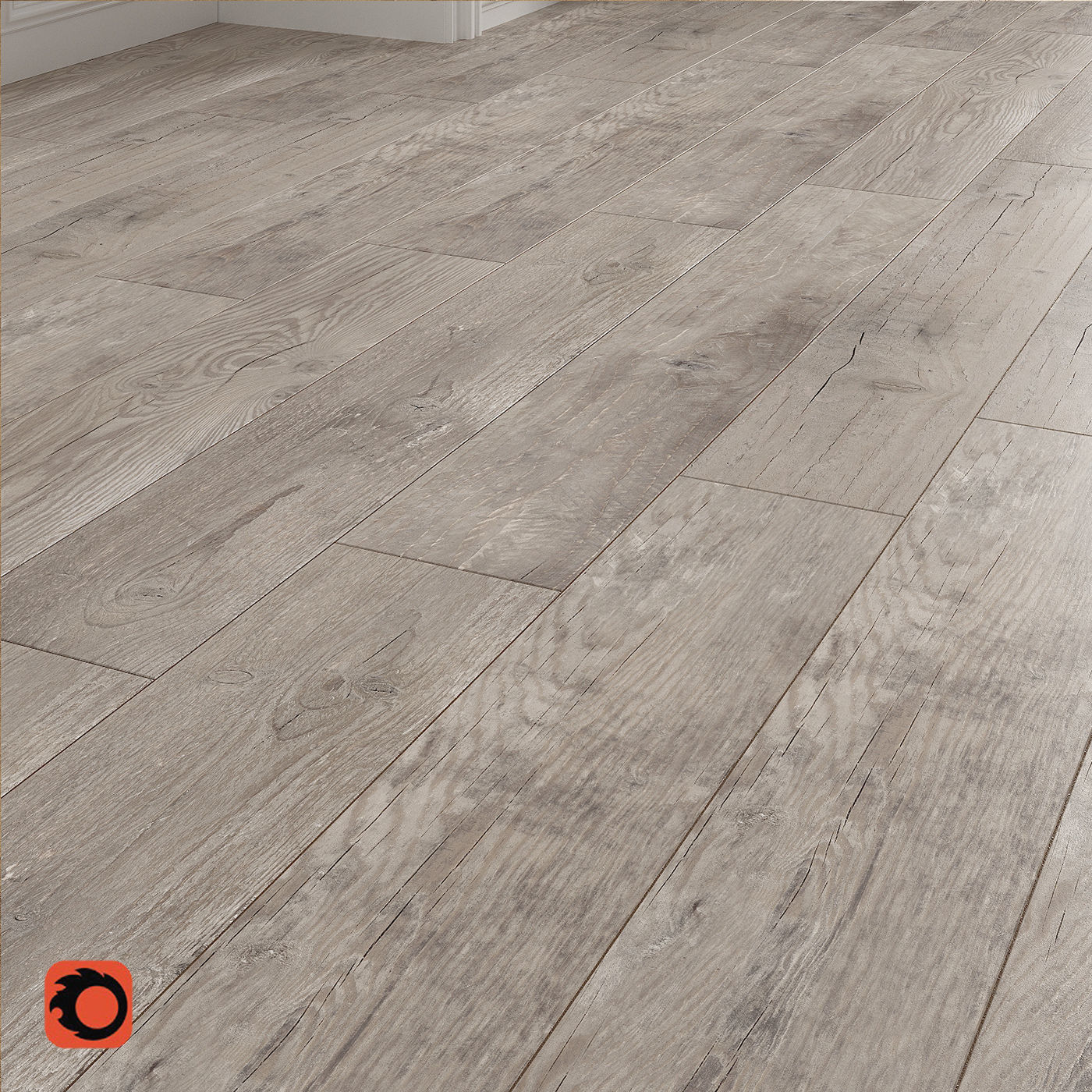 Timber dust Floor Tile 3D model | CGTrader
