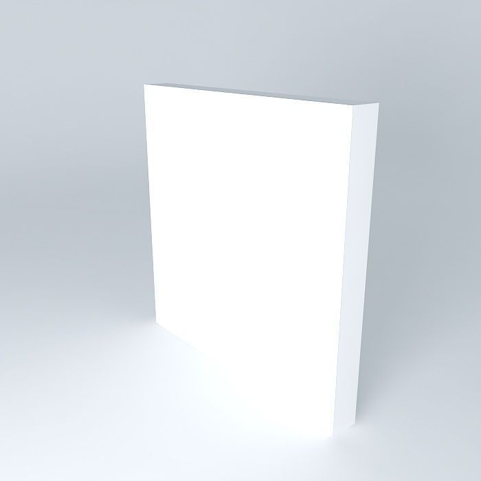 Perspex wall free 3D model | CGTrader