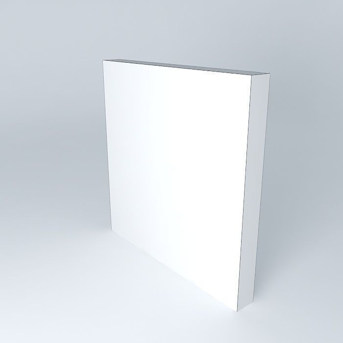 Perspex wall free 3D model | CGTrader