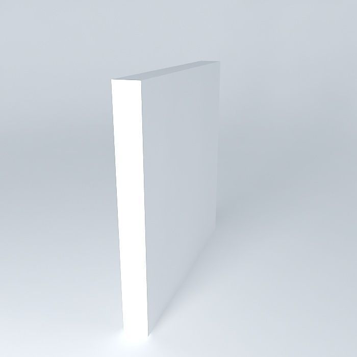 Perspex wall free 3D model | CGTrader