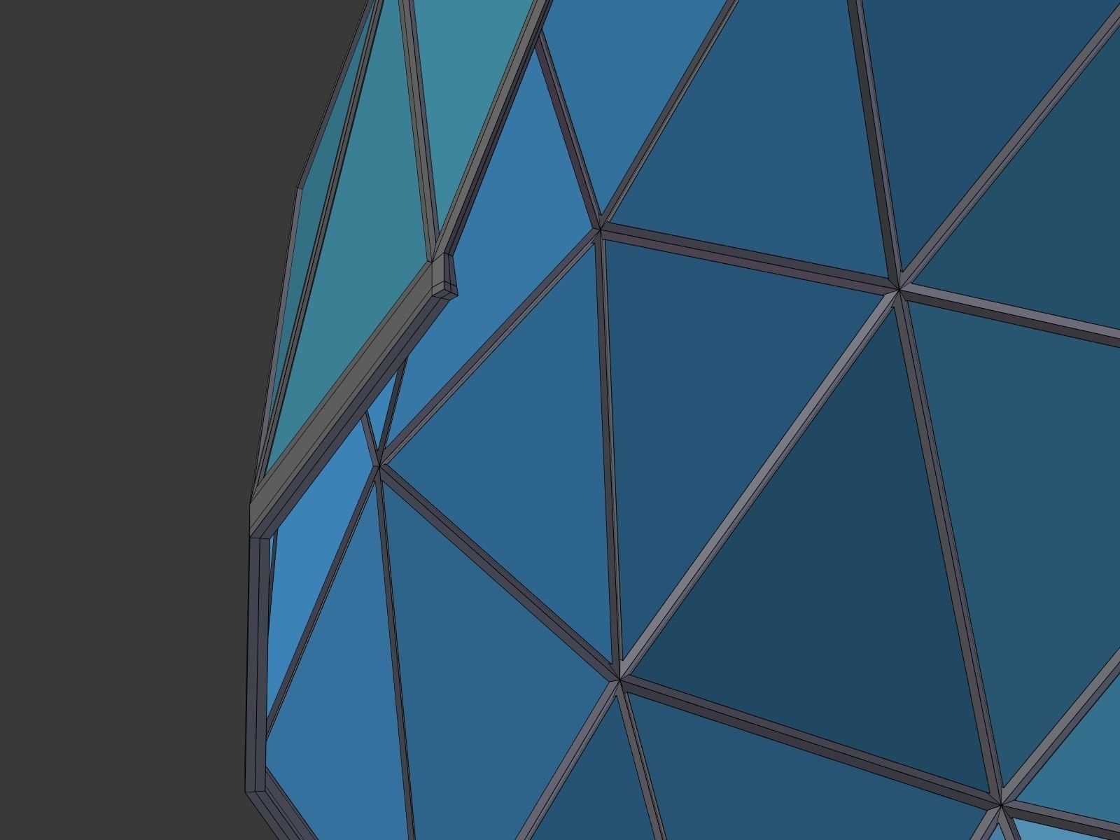 3D model Geodesic Dome VR / AR / low-poly | CGTrader