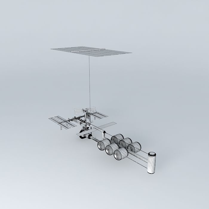 BTE first stage of OCF construction free 3D model | CGTrader